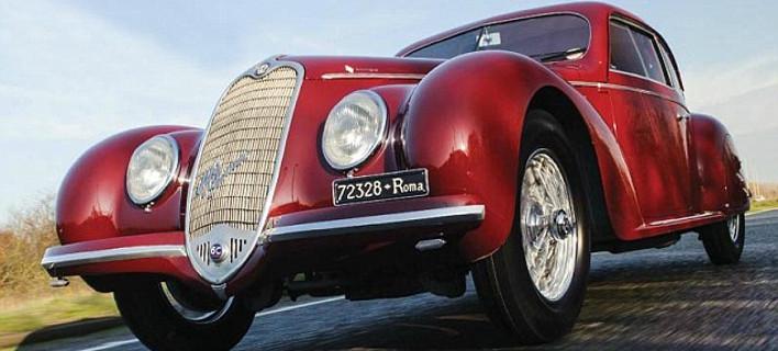 Η εκπληκτική ιστορία της κόκκινης Alfa Romeo του Benito Mussolini ...