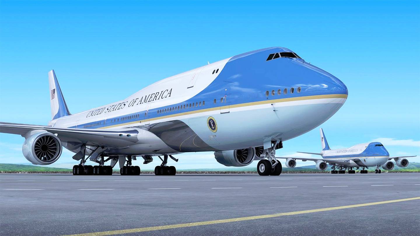 Δύο νέα Boeing 747-8 Air Force One για το Λευκό Οίκο με νέα χρώματα ...