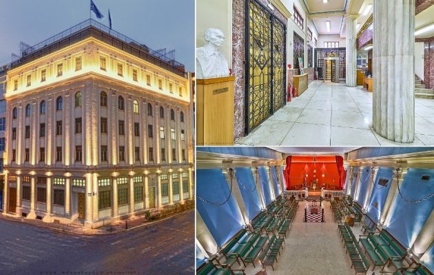 Δείτε πώς είναι μέσα η Μεγάλη Στοά της Ελλάδος του Τεκτονικού Μεγάρου ...