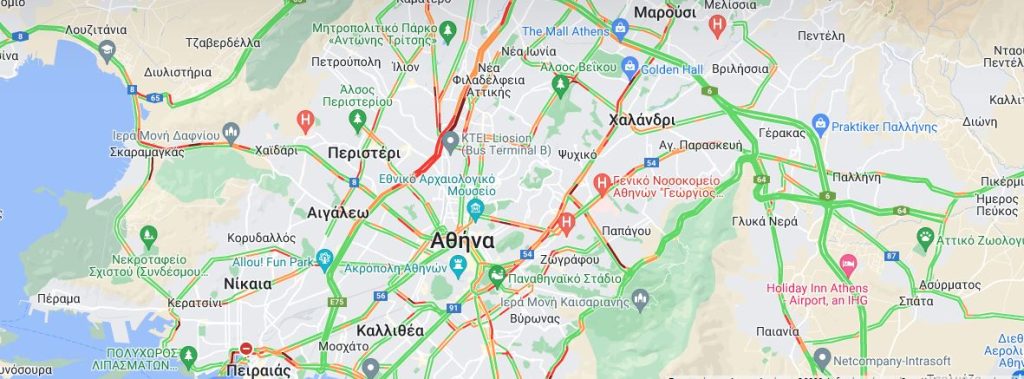 Στο «κόκκινο» η κίνηση στον Κηφισό – Καθυστερήσεις στην Αττική Οδό ...