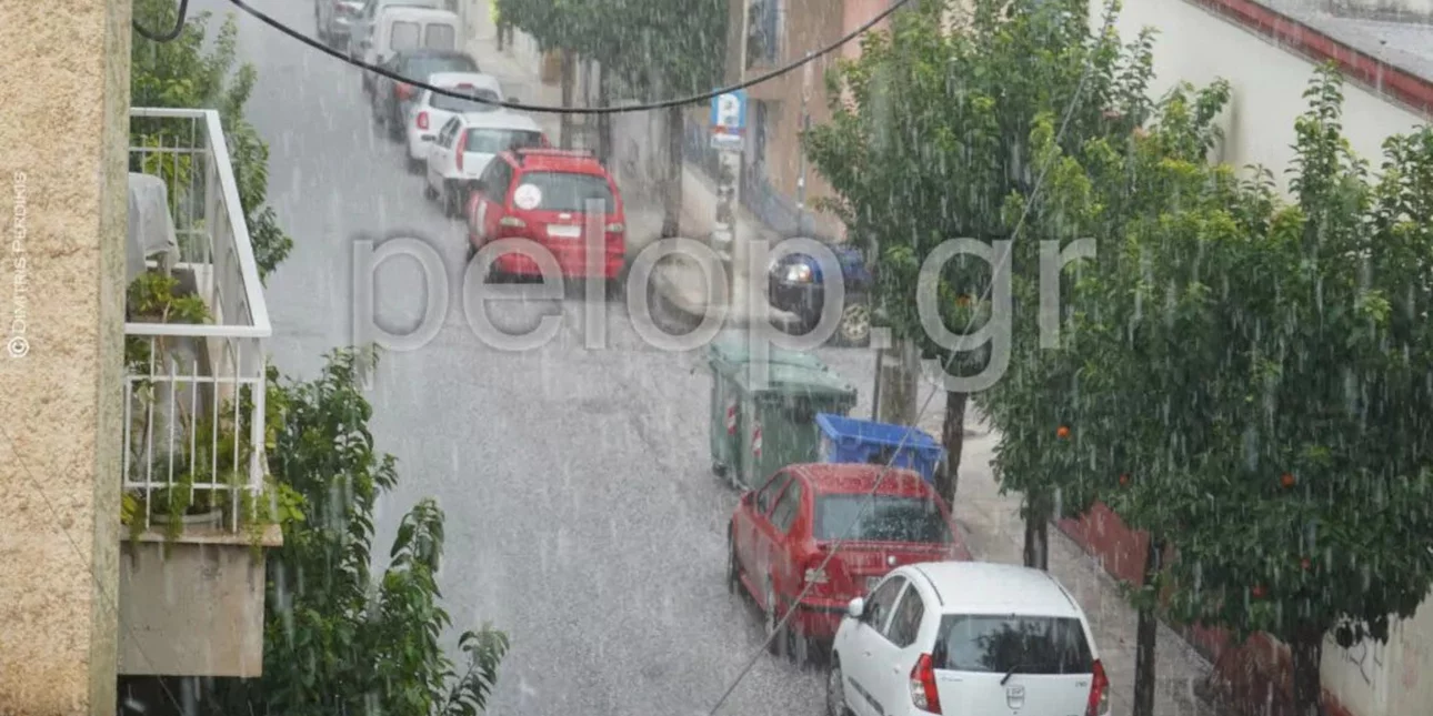 «Το έστρωσε» με ξαφνικό χαλάζι στο Αίγιο (φώτο) – Pronews.gr