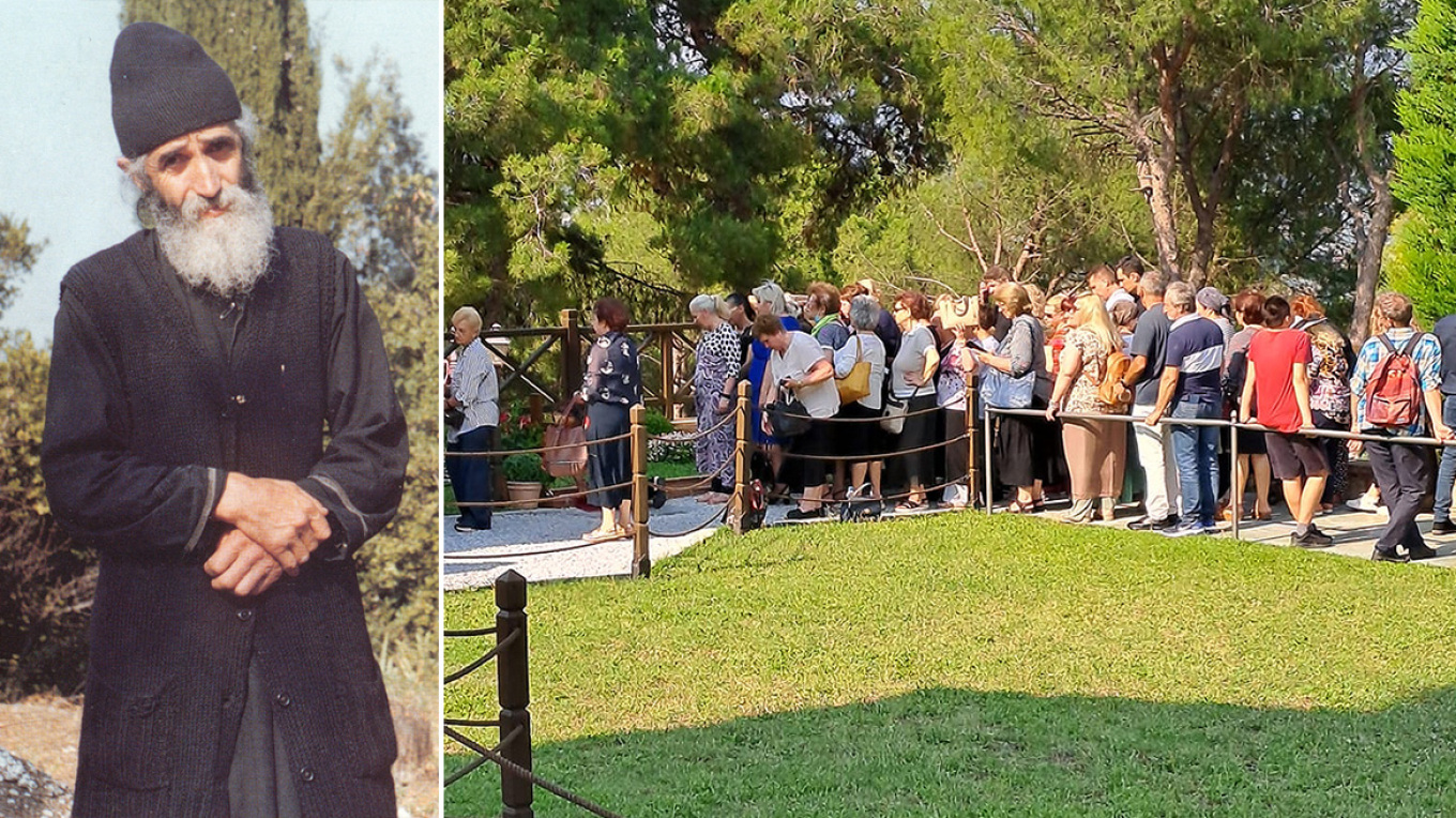 Θεσσαλονίκη: Πλήθος πιστών για προσκύνημα στον τάφο του Αγίου Παΐσιου ...