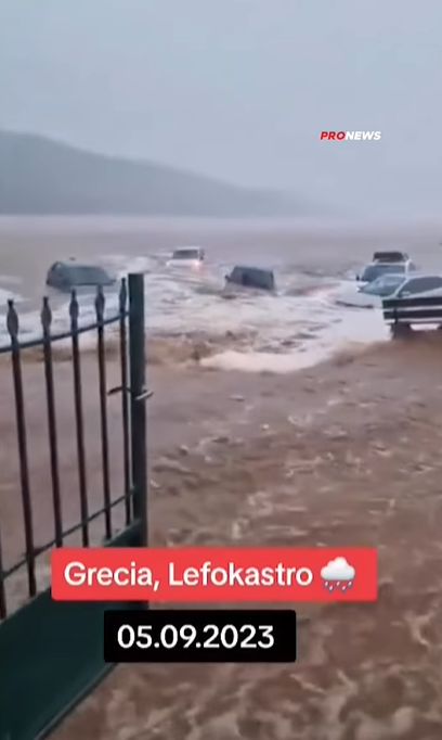 Συγκλονιστικές εικόνες από την καταστροφή στην Μαγνησία ανέβασαν Ιταλοί ...
