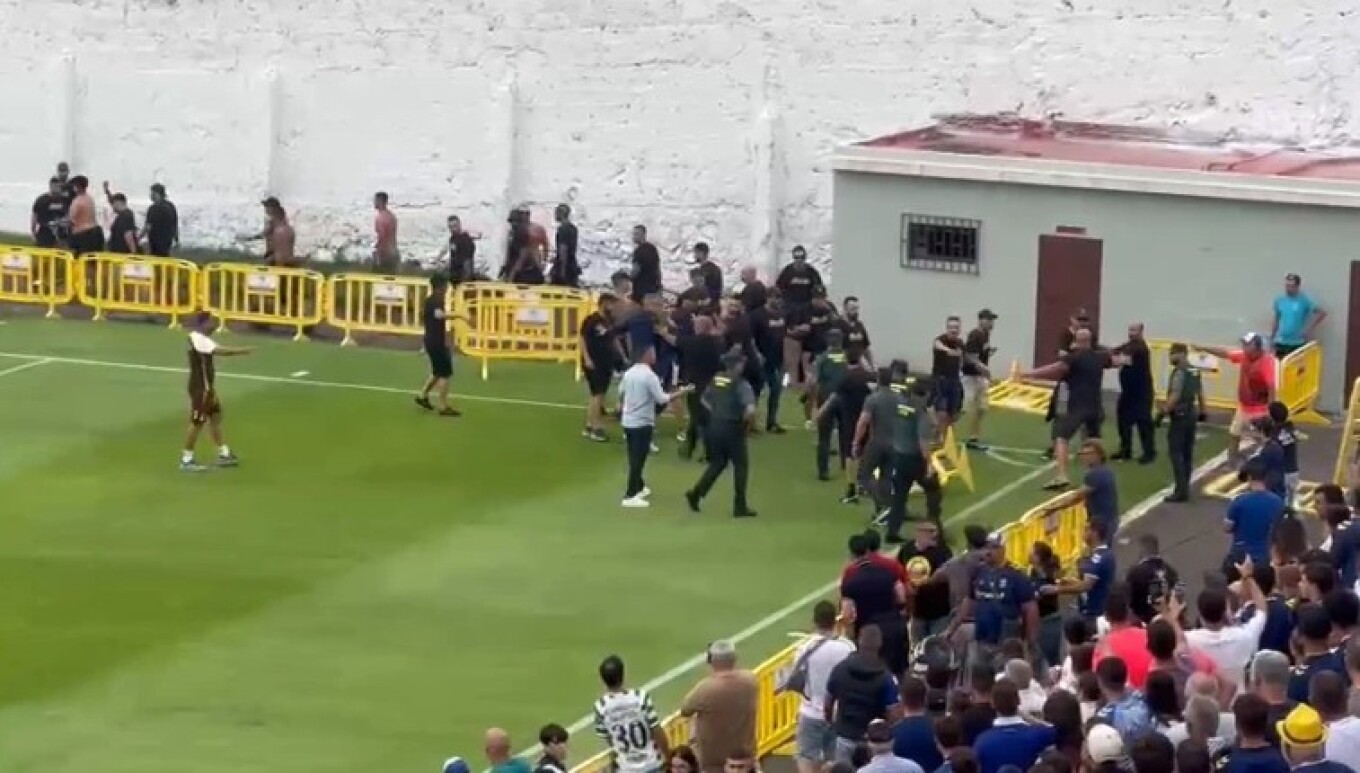 Μόνο μαχαίρια δεν βγήκαν στο κατά τα άλλα φιλικό παιχνίδι της Λας ...